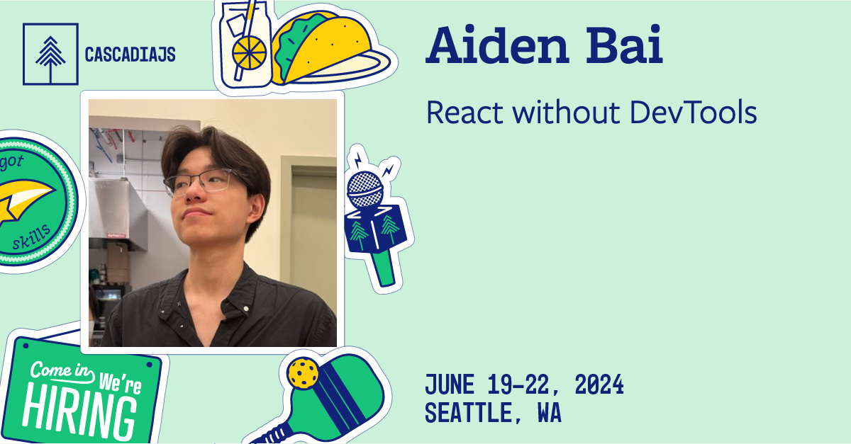 CascadiaJS 2024 | Speakers | Aiden Bai